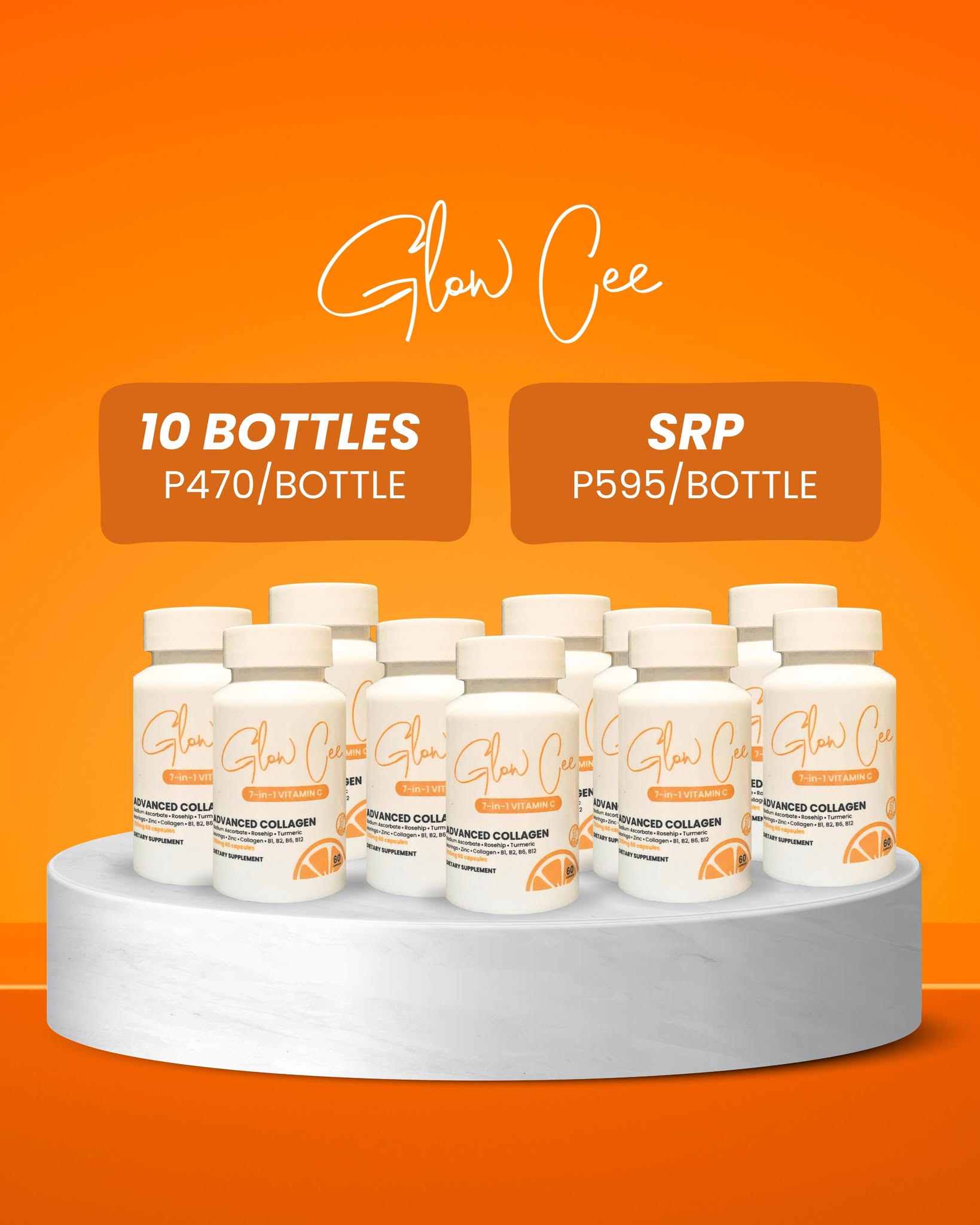 Glow Cee 7in1 Vitamin C w/ Collagen Reseller Package – Glow with FAB